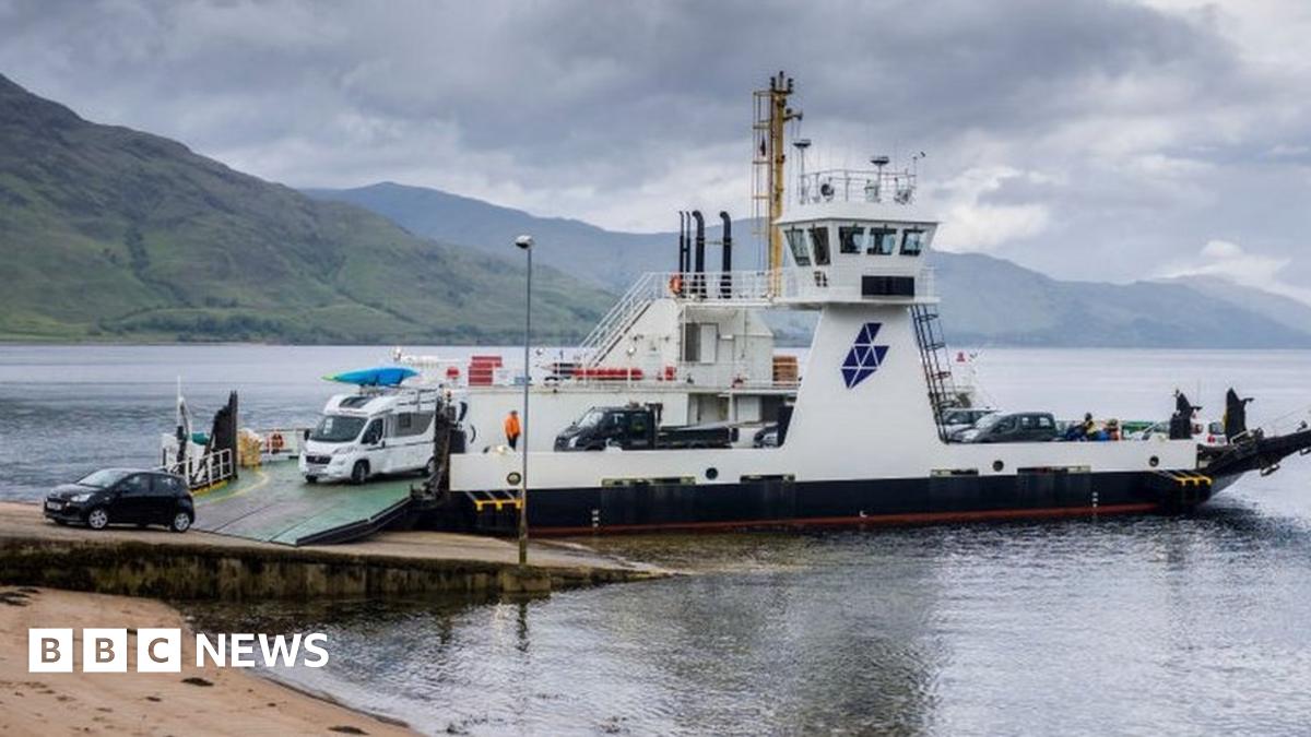MV Corran ferry returns after a year out of service - BBC News