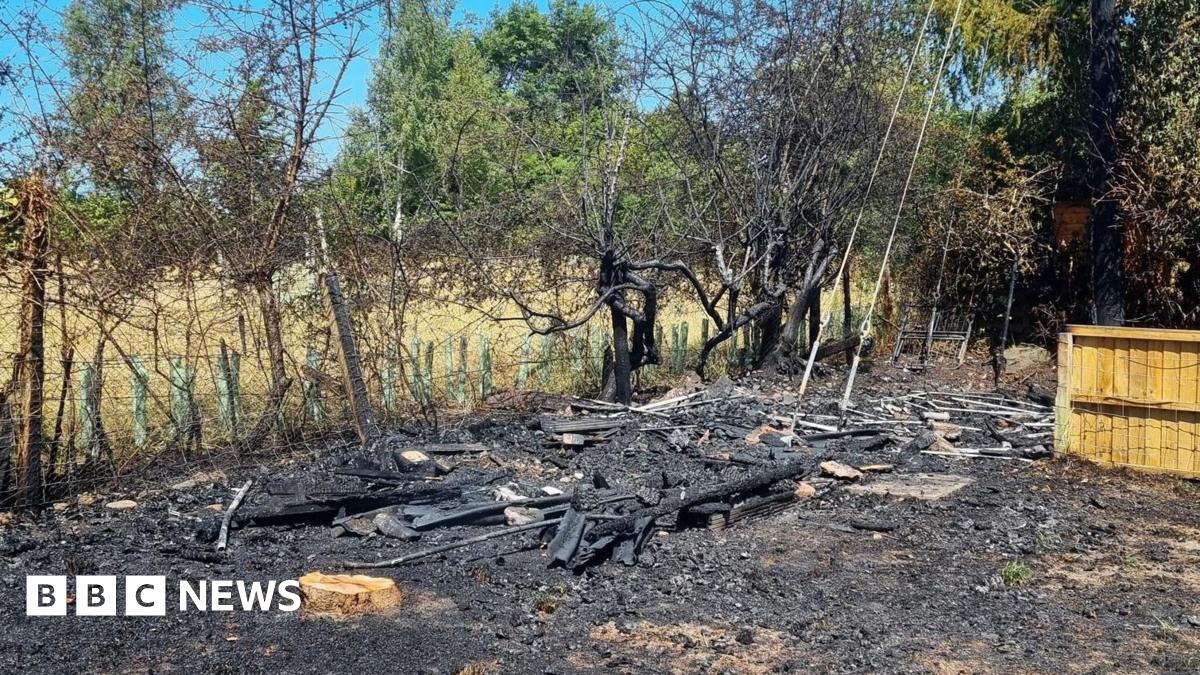 Church Stretton garden heatwave bonfire plea after blaze causes power ...