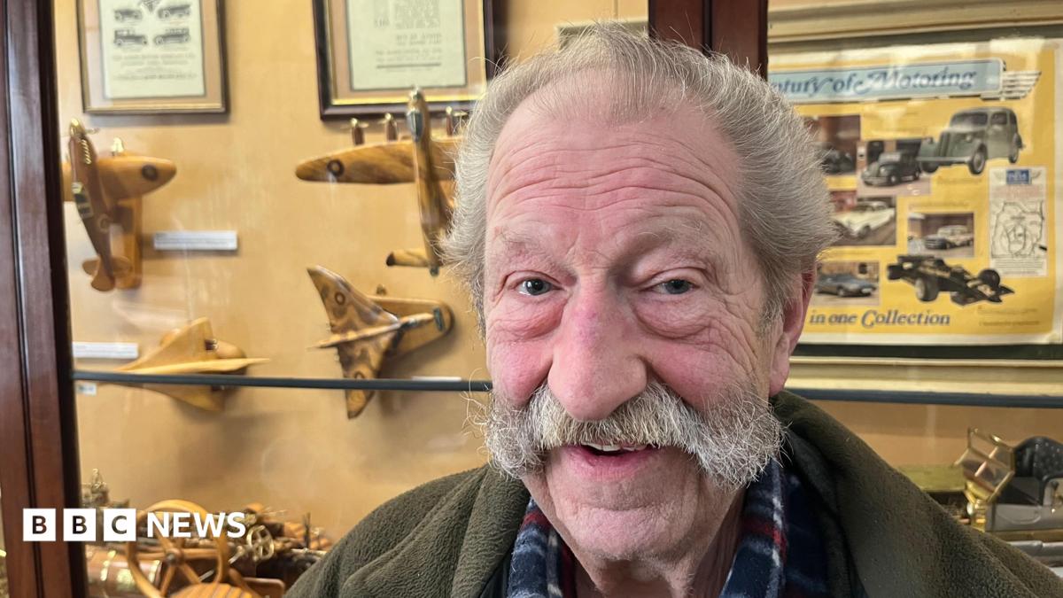 Wisbech model maker 'thrilled' to have pieces on display - BBC News