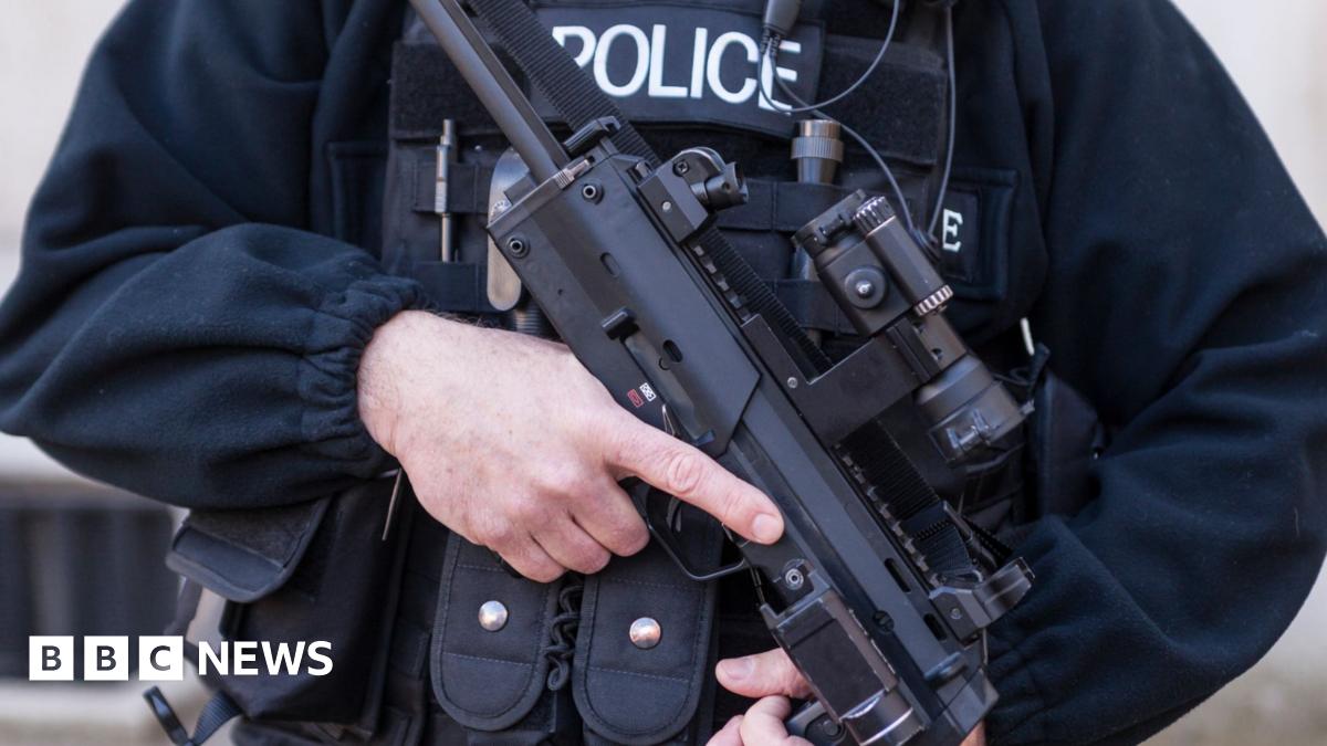 Armed police in Dunstable as three teenagers arrested - BBC News