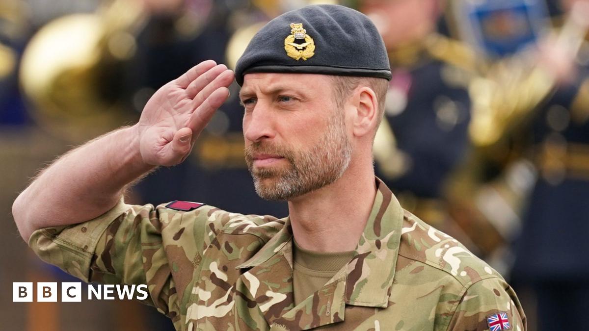 Prince William visits RAF Valley in Anglessey for 85th anniversary ...