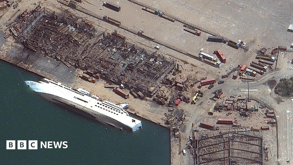 Beirut explosion: Before-and-after images - BBC News