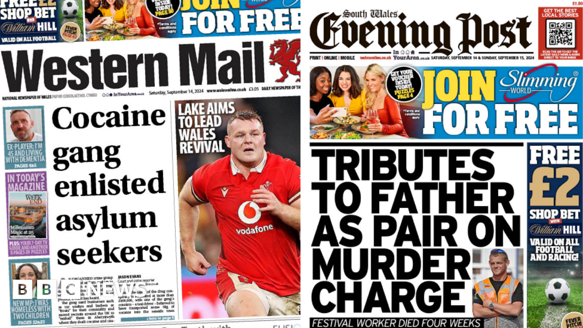 Wales' papers: Gang recruit asylum seekers and speeders fined £3m - BBC ...