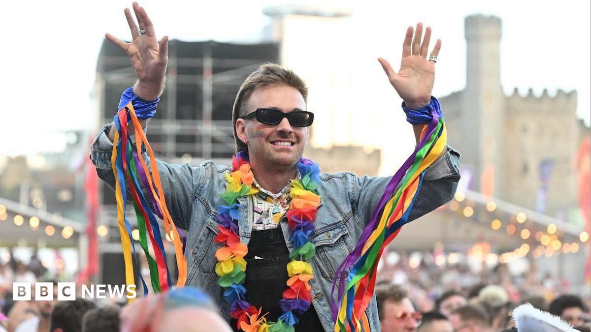 In pictures: Pride Cymru hits Cardiff - BBC News