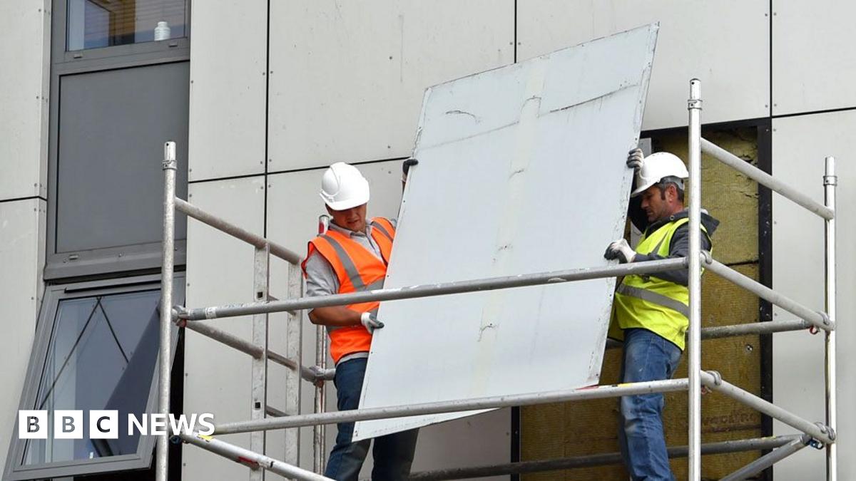 Government could miss cladding removal target date - watchdog - BBC News