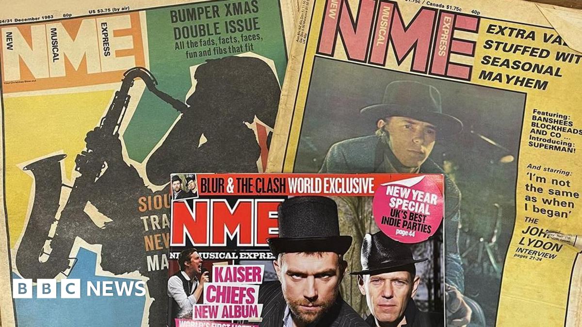 'Extraordinary' NME magazine collection sells for £2,590 - BBC News