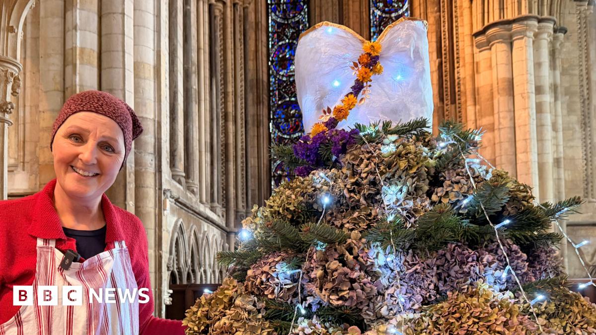 More than 150 trees at Beverley Christmas Tree Festival - BBC News
