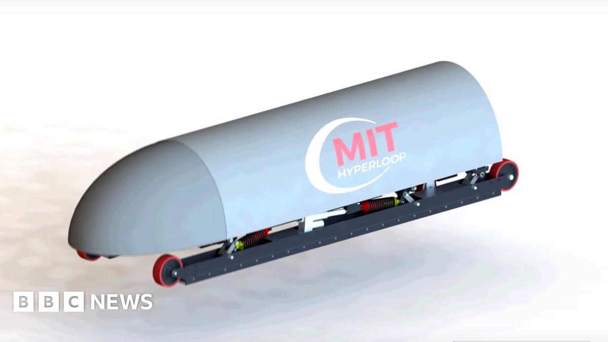 Winning Hyperloop design revealed by MIT engineers - BBC News
