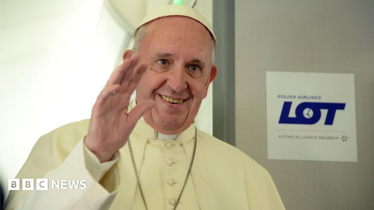 'Not my Pope' hashtag highlights French divisions - BBC News
