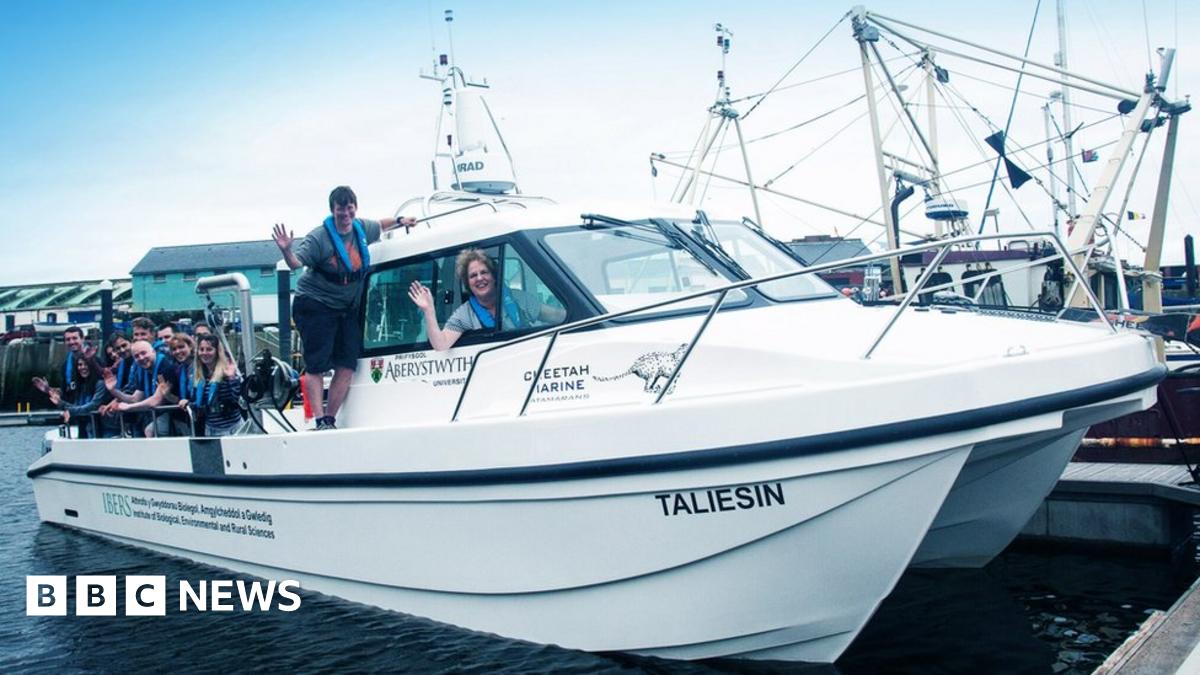 Aberystwyth University's new boats for marine research - BBC News