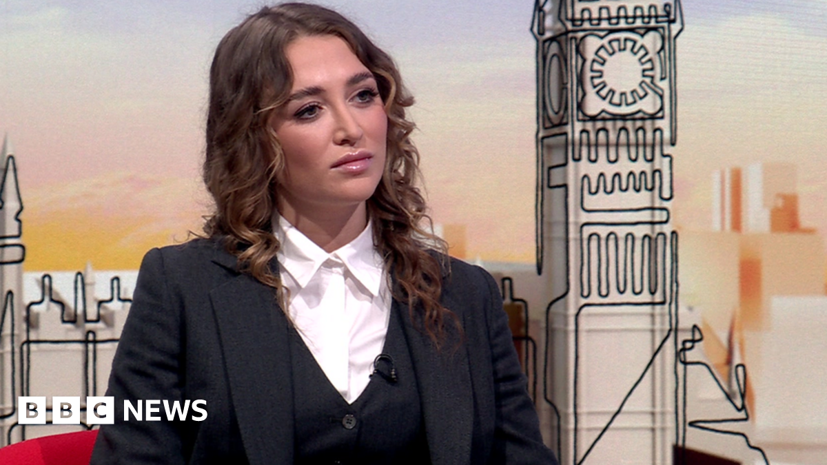 Georgia Harrison: I was living in fear of more sex footage - BBC News