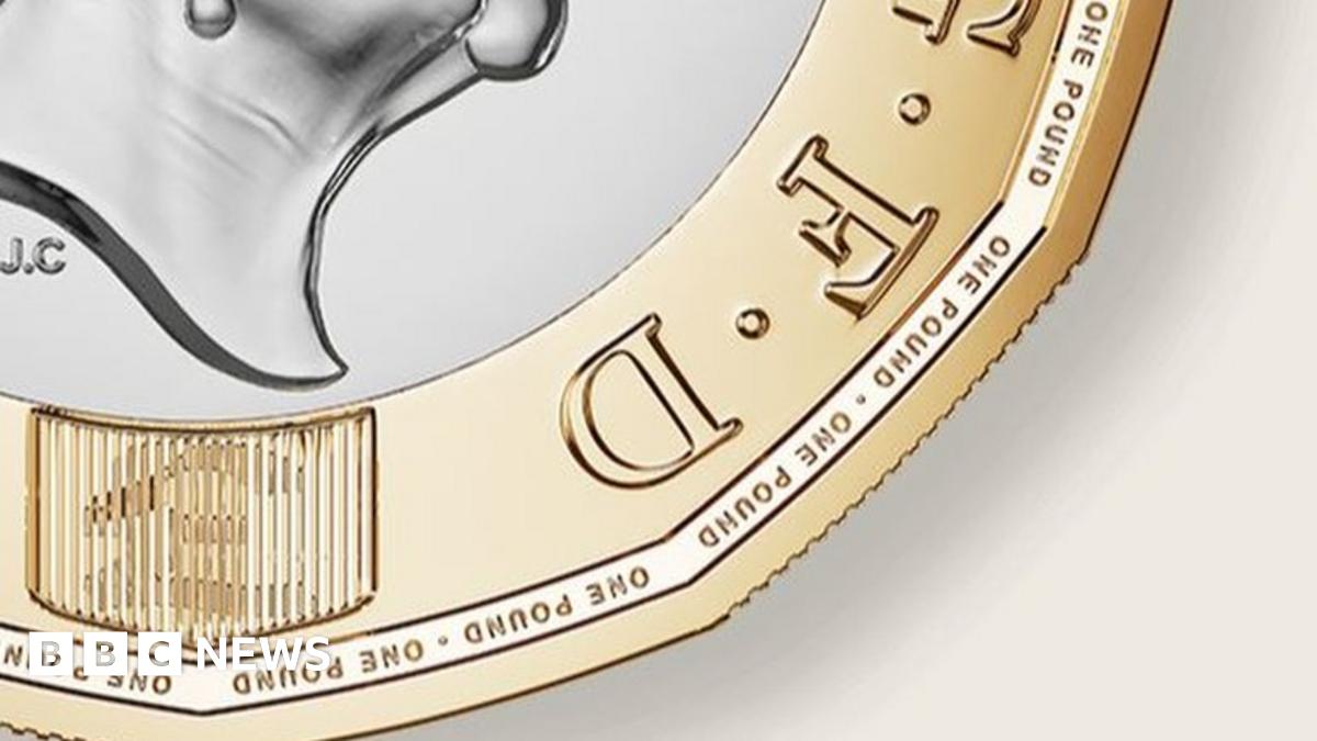 New £1 coin's 'hidden' security feature - BBC News