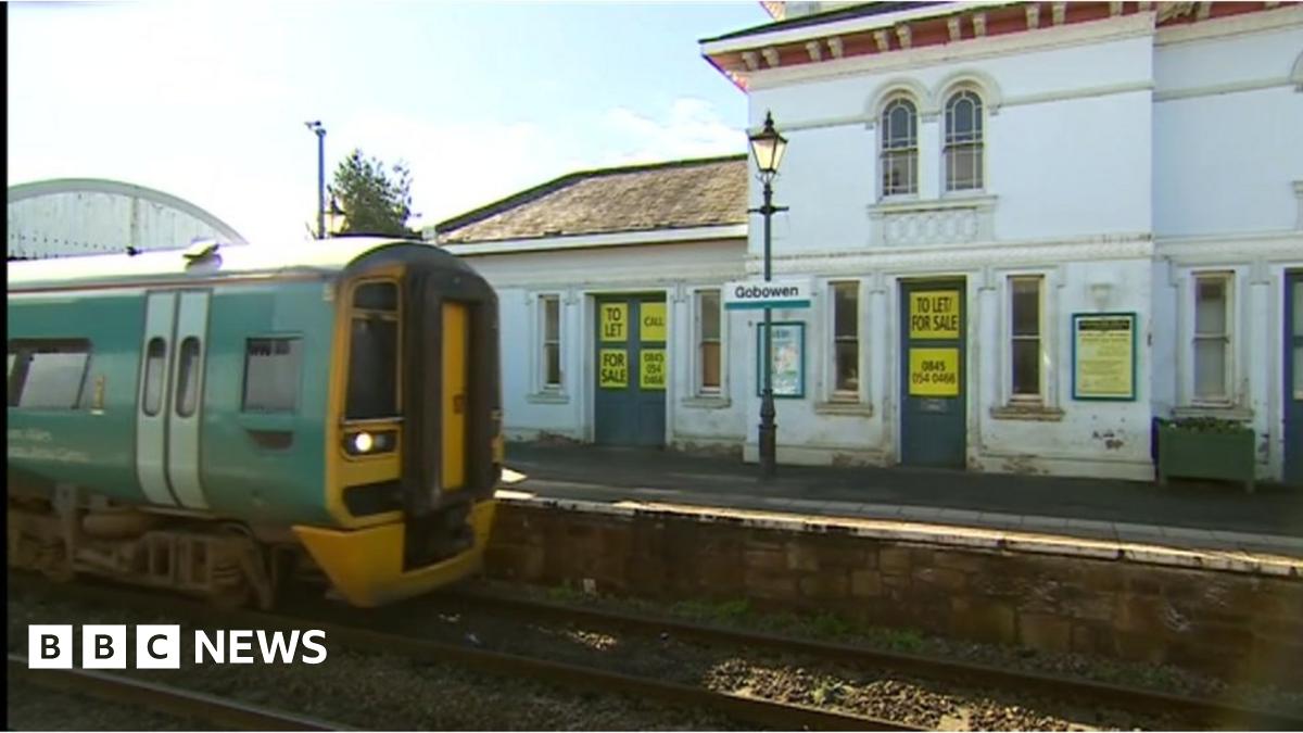 Volunteers signal for fundraising help to buy Gobowen station buildings ...