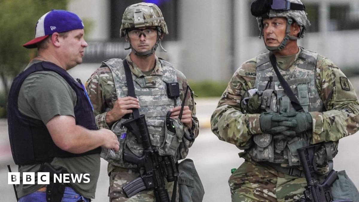 Does Trump have the right to send in federal forces? - BBC News