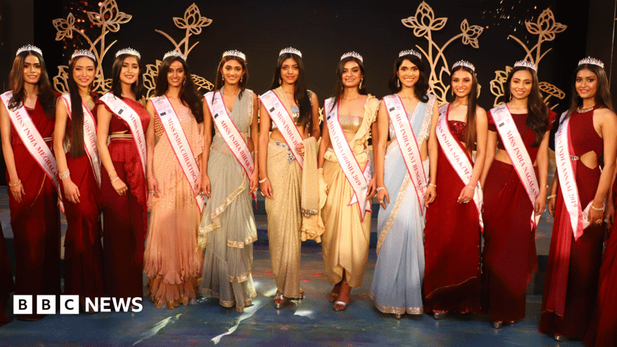 Miss India contest: Why do all the finalists 'look the same'? - BBC News