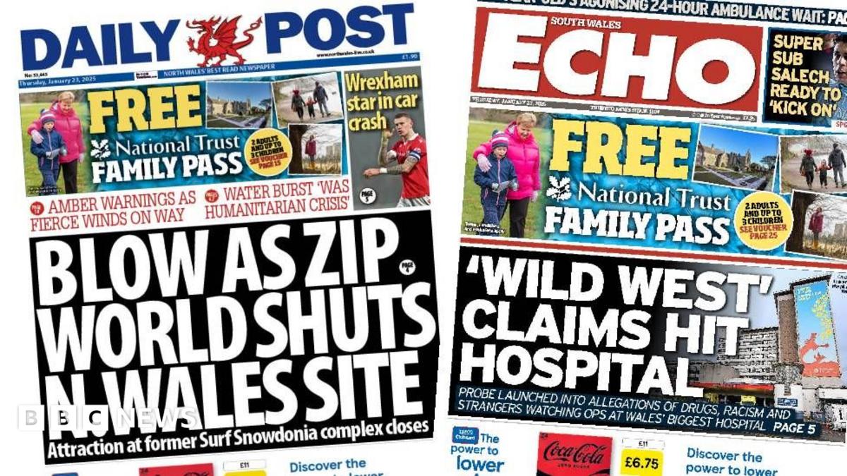 Wales' papers: 'Wild West' claims hit hospital - BBC News