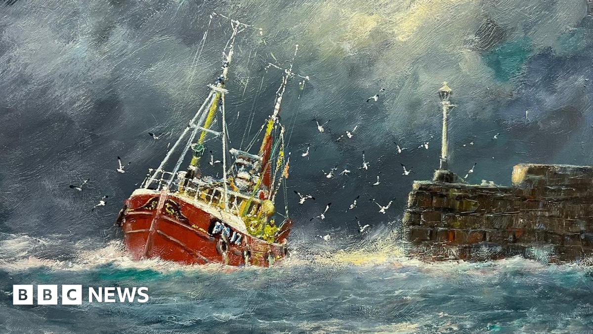 Marine artist Jack Rigg's collection to fetch £8k at auction - BBC News