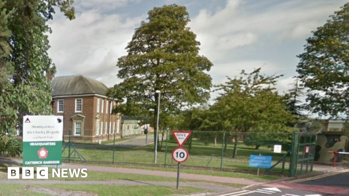 Army base arrests after report of sex assault on teenage recruit - BBC News