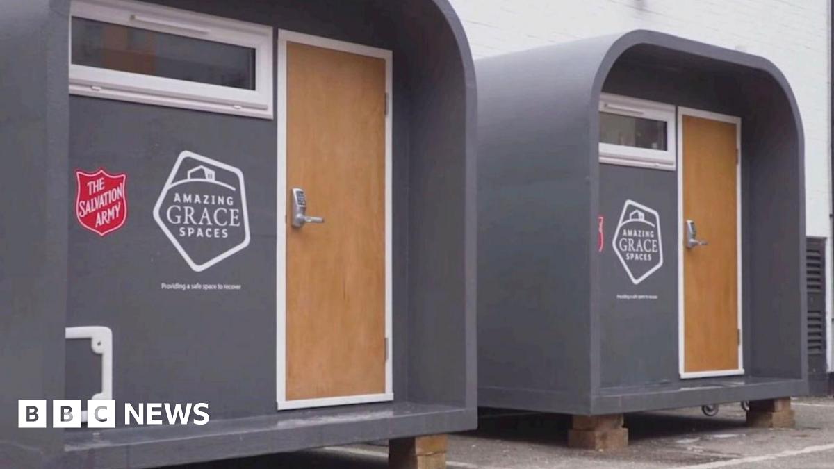 Sleeping pods to be installed by Guernsey homeless charity - BBC News