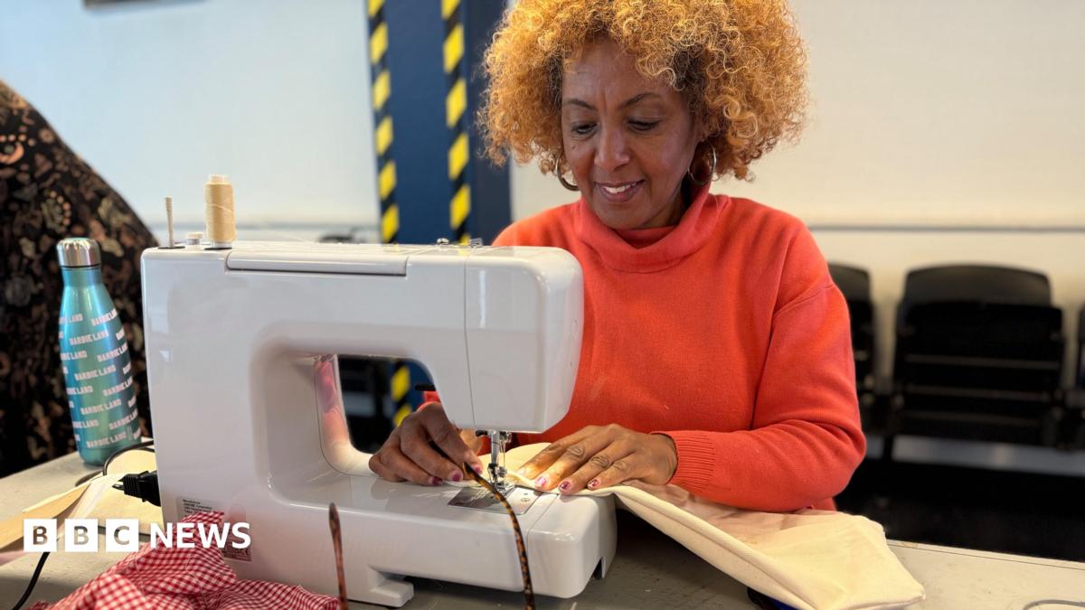 Sewing classes offered by social enterprise to empower women - BBC News