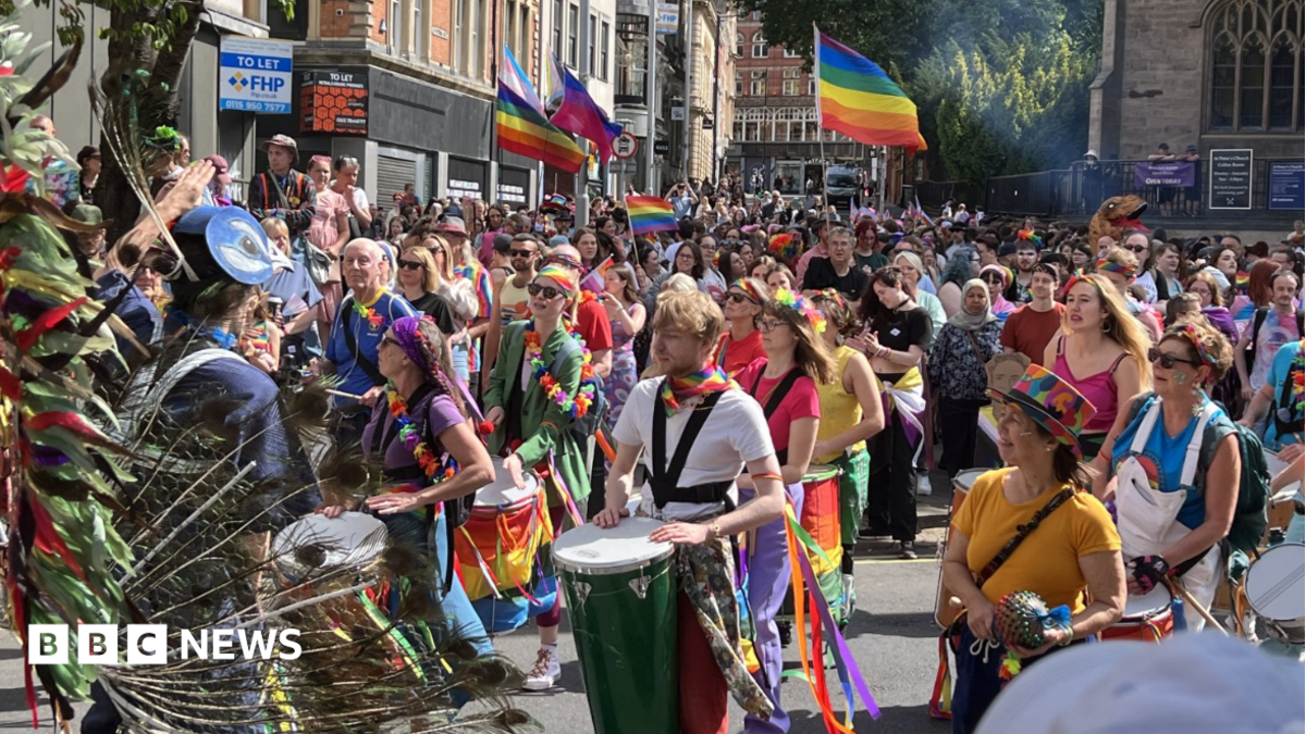 Notts Pride returns to city with 'eclectic' line-up - BBC News