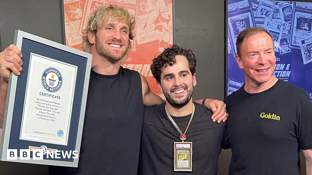 Logan Paul sells Pokémon's Pikachu Illustrator card for record $16m to ...