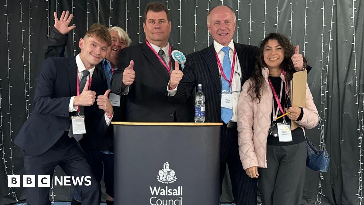 Reform UK wins first seat on Walsall Council - BBC News