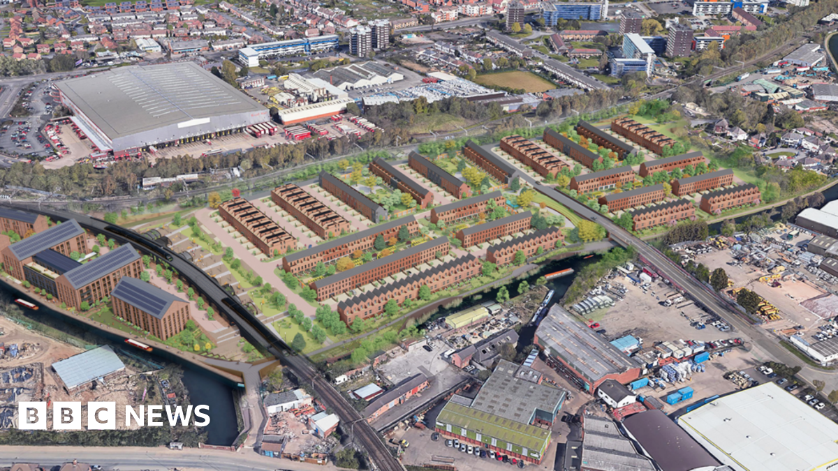 Plans for Wolverhampton canalside housing development submitted - BBC News