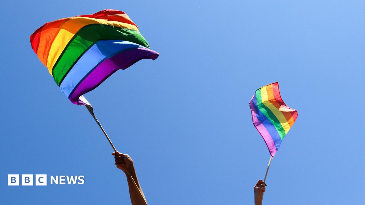 Stafford gets ready for first Pride parade - BBC News
