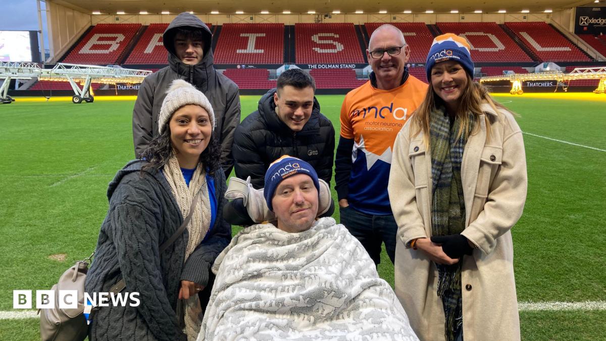 'Kevin Sinfield's run is raising awareness about MND' - BBC News