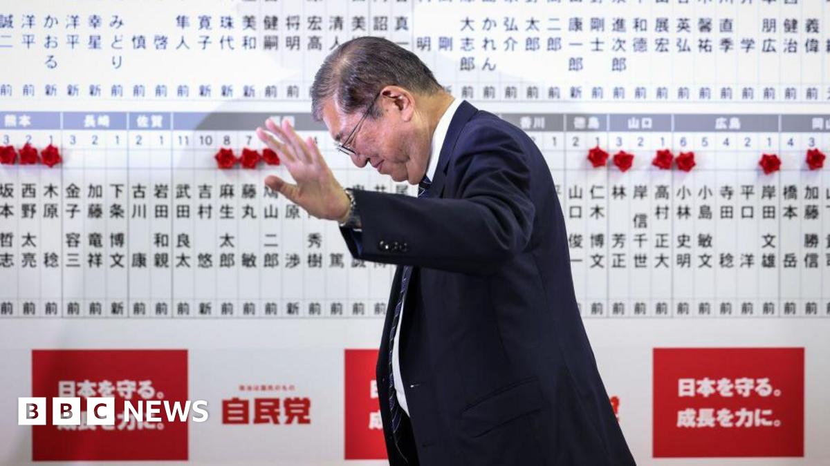 Japan’s politics gets a rare dose of upheaval after snap election - BBC ...