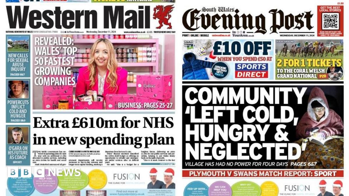 Wales' papers: Kids in slug-infested home and school phone ban call ...