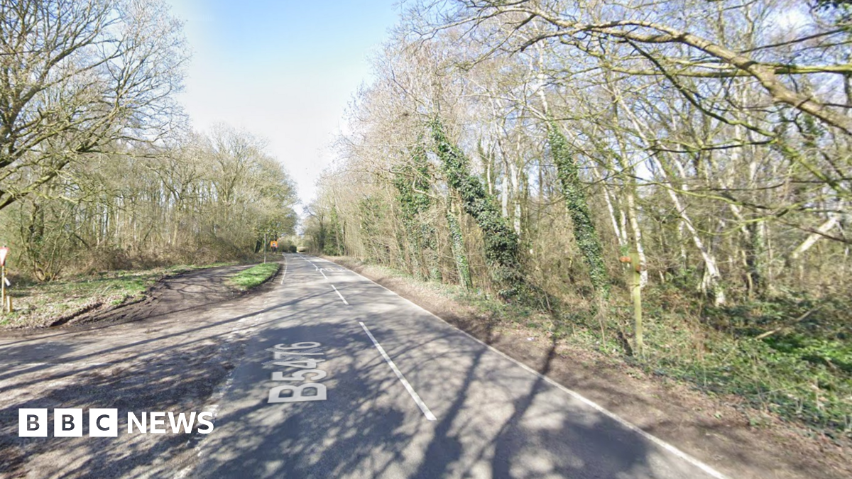 Road closed after Tilstock crash traps two people - BBC News