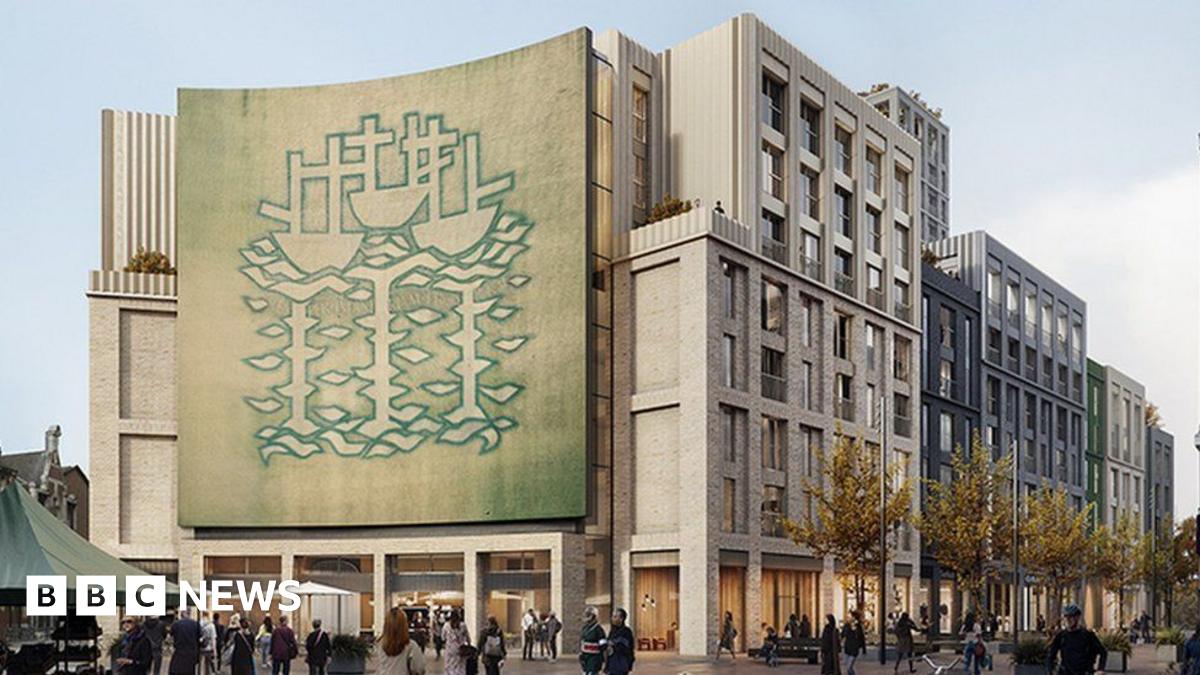 Work to protect Hull's Three Ship mural ahead of demolition - BBC News
