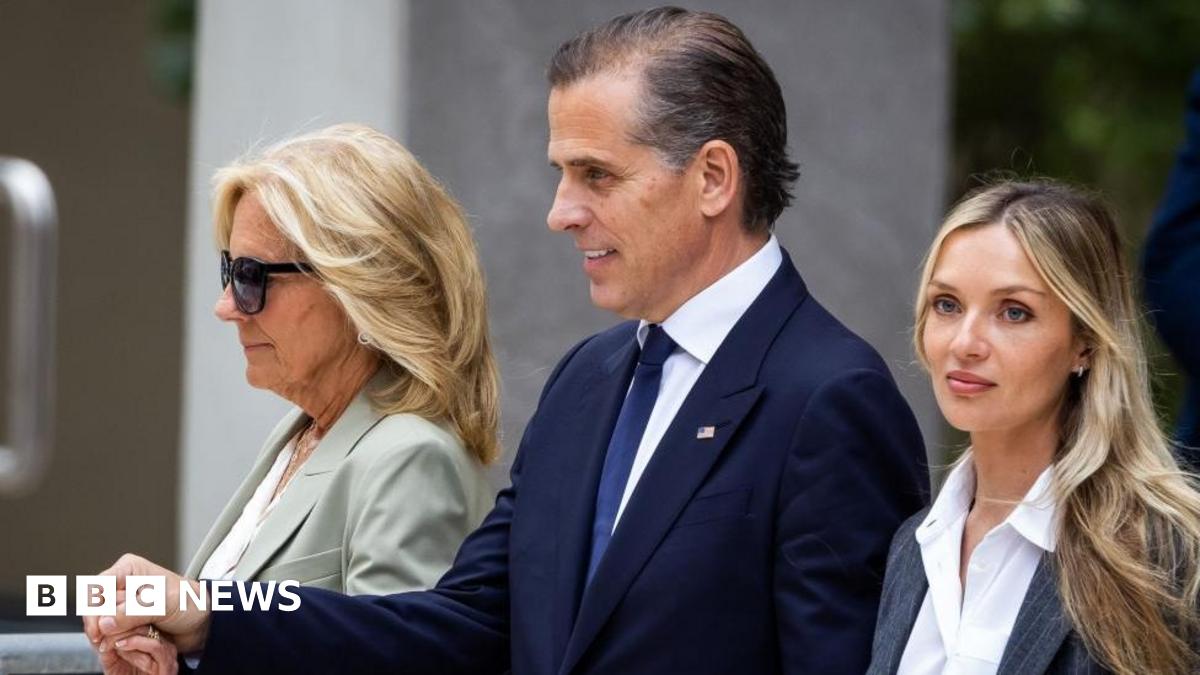 Jury finds Hunter Biden guilty of all charges in gun trial - BBC News