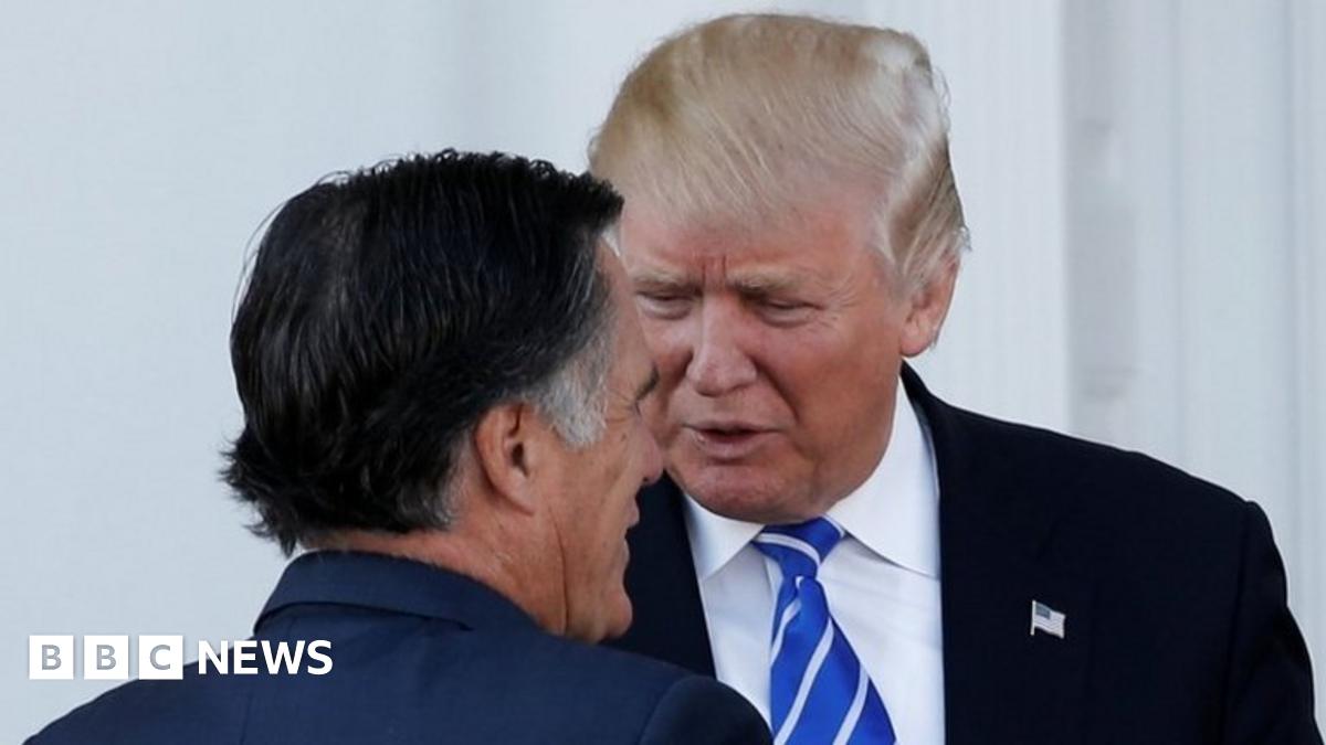 Trump meets Romney: President-elect and critic in talks - BBC News