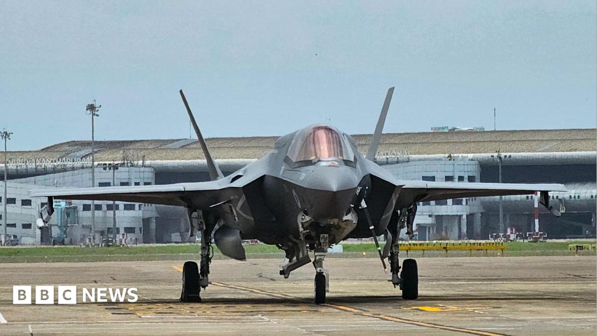 F-35B in Kerala: UK fighter jet stuck in India for five weeks leaves ...