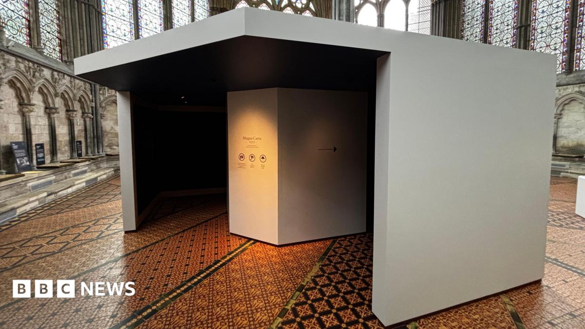 Salisbury's 1215 Magna Carta gets new display - BBC News