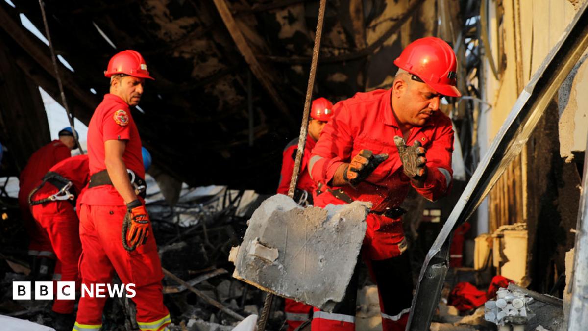 Iraq fire: More than 100 guests killed after blaze at wedding - BBC News