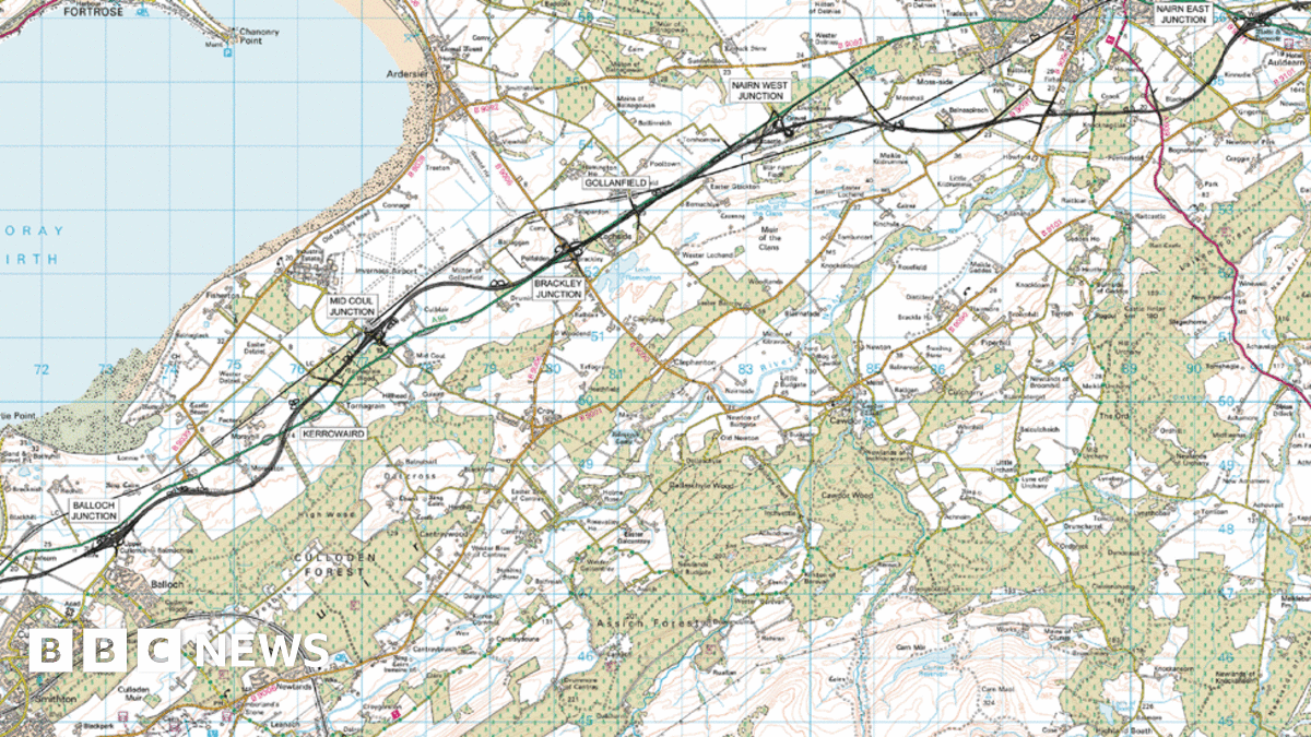 Work starts on A96 Inverness-Nairn dualling project - BBC News