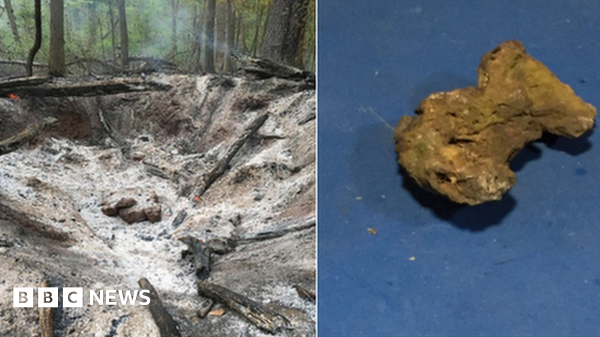 US firefighters forced to backtrack on meteorite fire claim - BBC News