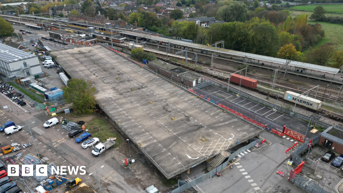 Colchester railway station's car park top deck to be demolished - BBC News