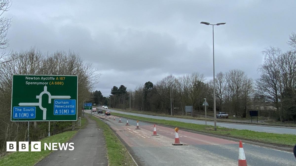 County Durham A1 motorway roundabout closing for bridge repairs - BBC News