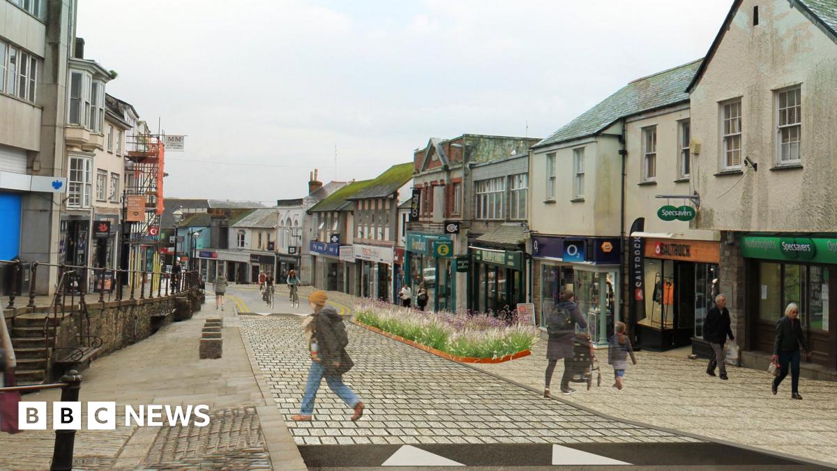 Cornwall Council seeks views on Penzance high street plans - BBC News