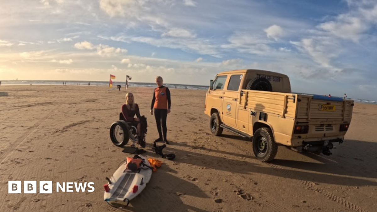 Accessible beach guide launched in Cornwall - BBC News