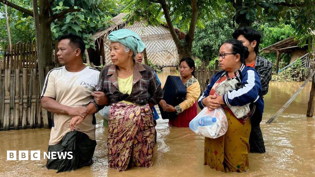 Myanmar hit by deadly floods after Typhoon Yagi - BBC News