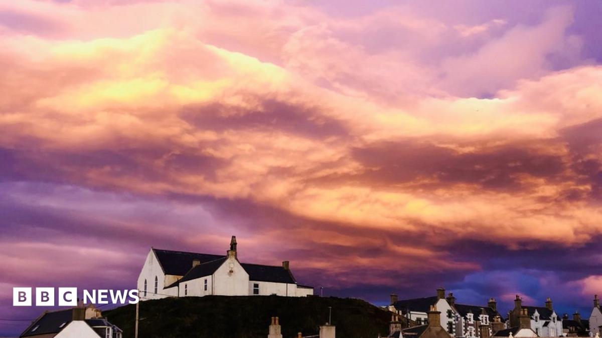 In pictures: Stunning sunset for Scotland - BBC News