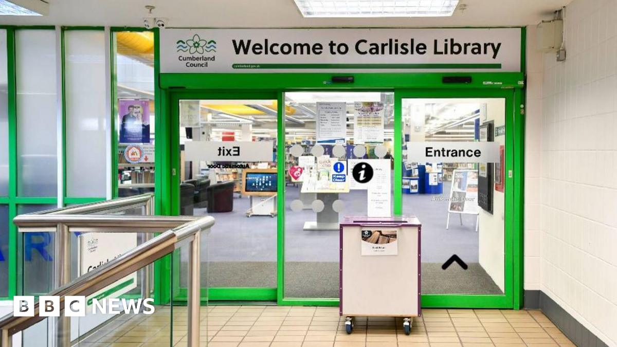 Carlisle Library reopens after 'serious building issue' resolved - BBC News