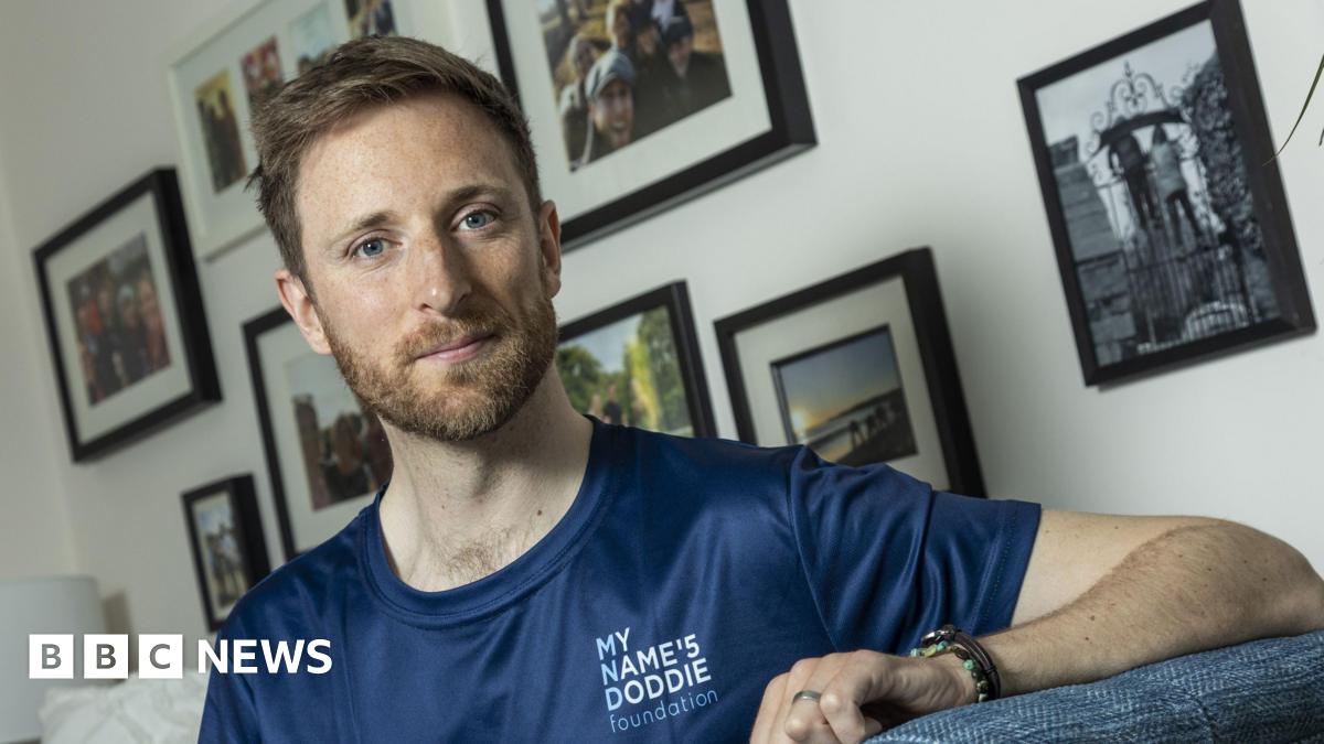 MND patient to mark wedding anniversary during charity trek - BBC News