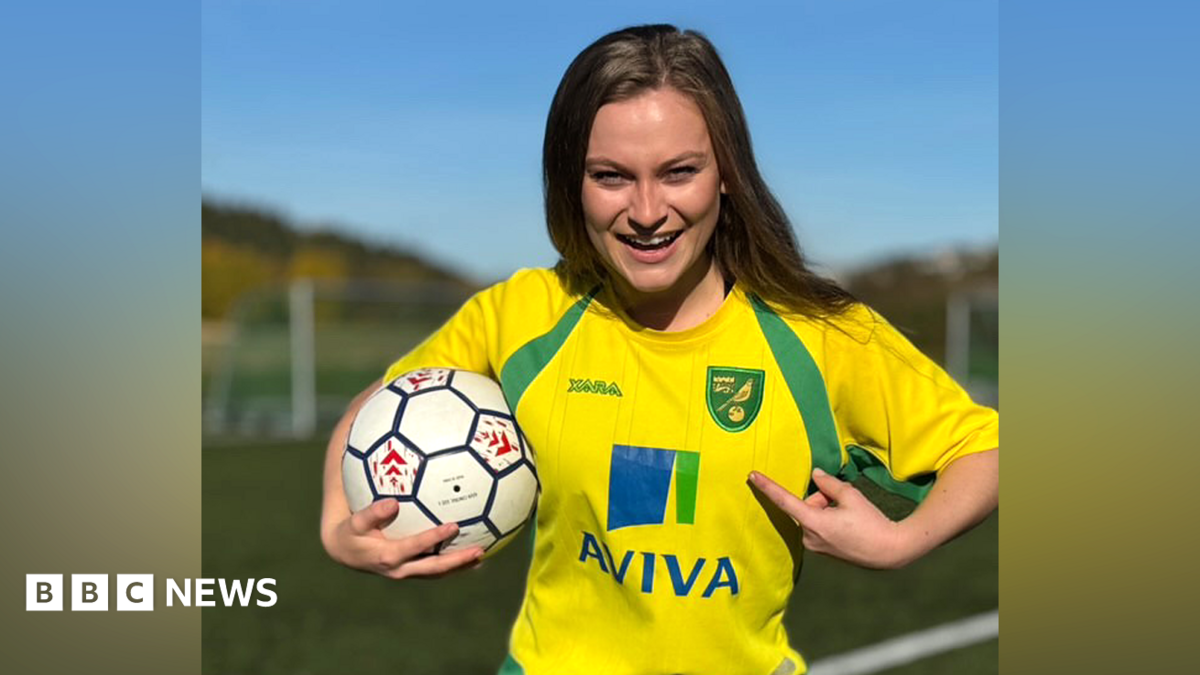 Eurovision hopeful Emmy on her love for Norwich City - BBC News